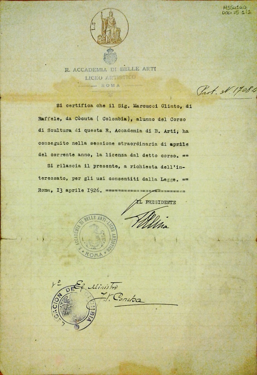 Olinto Marcucci Ramírez - Archivo | La Red Cultural del Banco de la ...