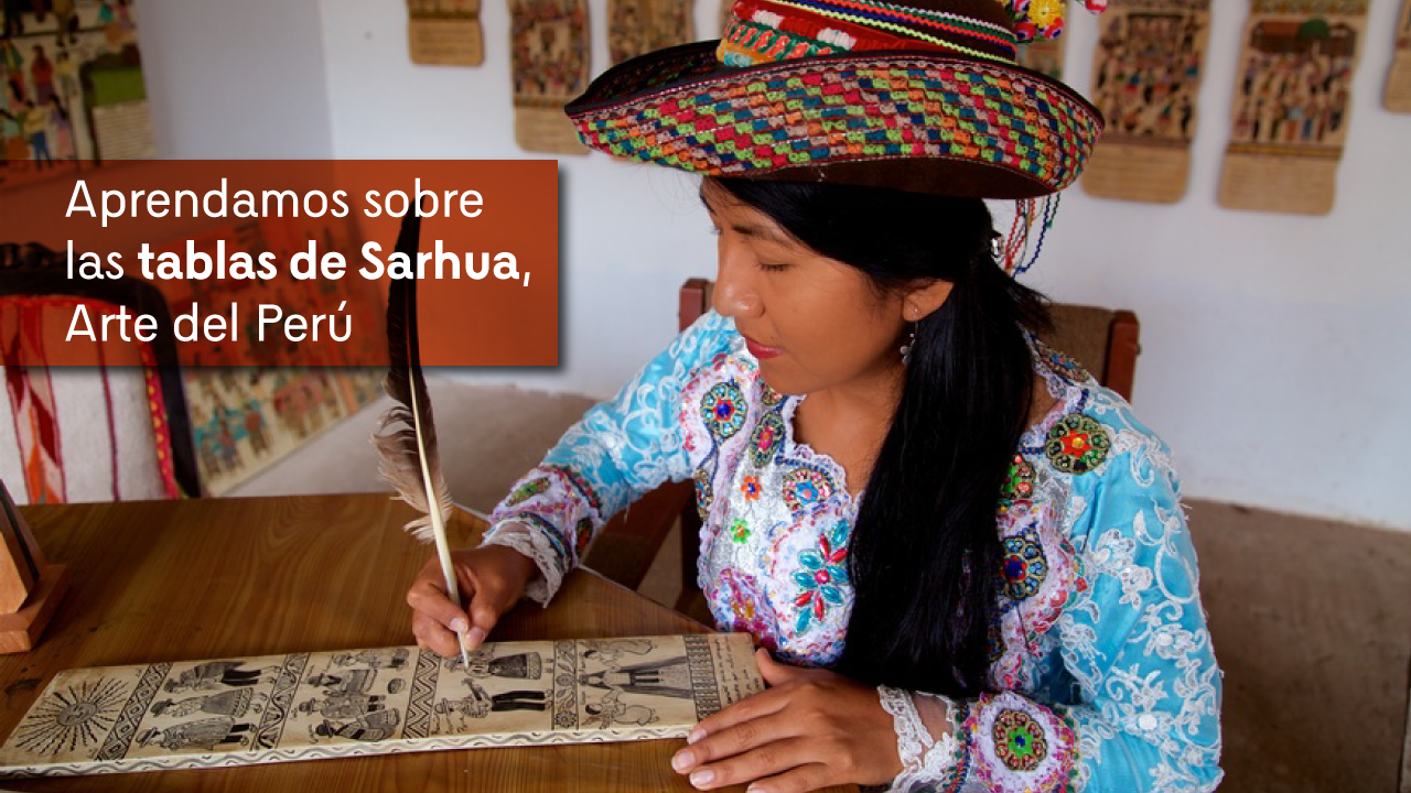Taller I Aprendamos sobre las tablas de Sarhua, arte del Perú | La Red ...