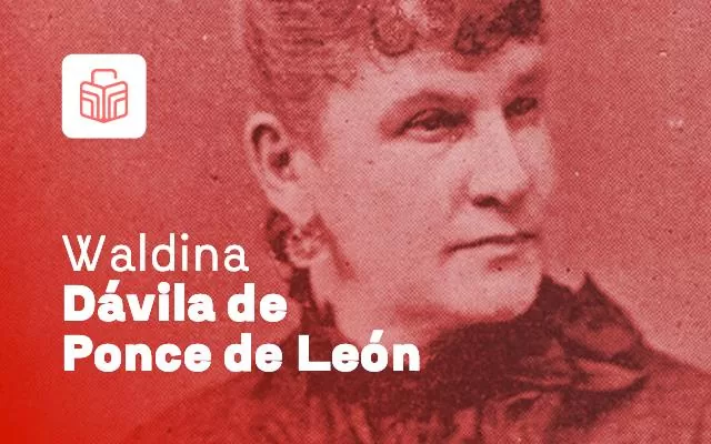 La escritora Waldina Dávila de Ponce de León, en los Fondos abiertos de ...