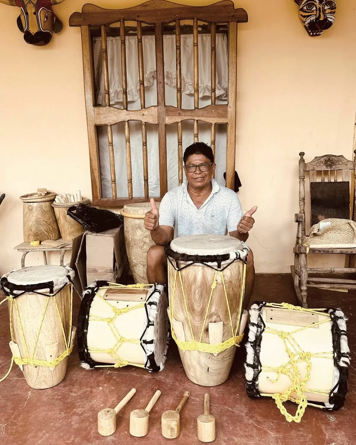 Taller de elaboración de instrumentos: tambor alegre, llamador y ...