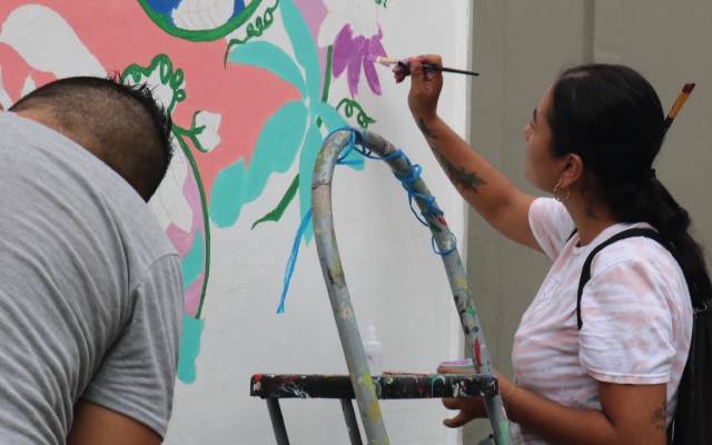 ’Paz y flora’ de Carolina Caycedo, el nuevo mural de Honda | La Red ...